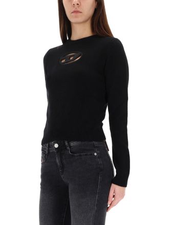 Diesel Wool-Cashmere Blend Sweater - Black