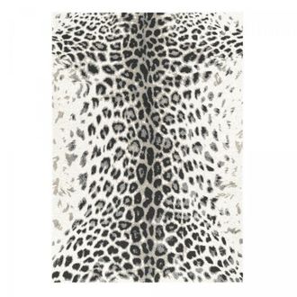 Un amour de tapis Tapis salon et chambre 120x170 noir et blanc rectangle tiss&eacute; motif animaux BELLA 5