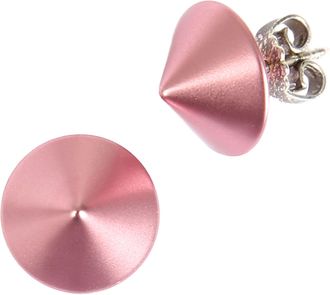 DeMarie Ohrstecker Metall eloxiertes Aluminium Matt/Glanz Rosa