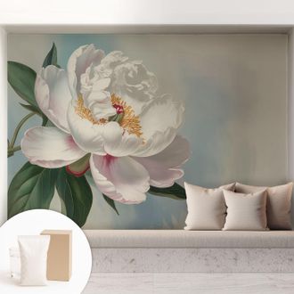 Tulup Carta Da Parati - Fotomurale In Vlies - Per Decorazione Pareti - Per La Cucina Camera Da Letto Per La Soggiorno Bellissima Peonia 208x146 Cm