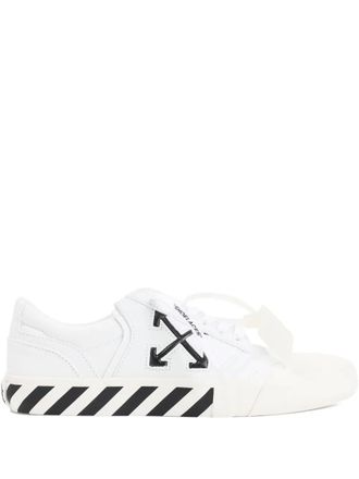 Off-white baskets &agrave; d&eacute;tail de logo - Blanc