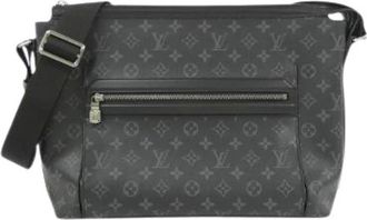 Louis Vuitton Pre-owned Odyssee Messenger Monogram Eclipse Sac bandouli&egrave;re - Homme - Pre-owned - Noir - Taille: ONE Size