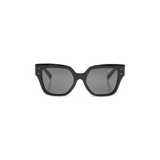 Dolce & Gabbana Femme, Accessoires, Noir, Taille: 52 MM Lunettes de soleil carr&eacute;es