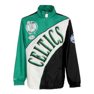 Mitchell & Ness NBA Gebogener Retro Windbreaker - - Jackets - Herren - Mehrfarbig - XL