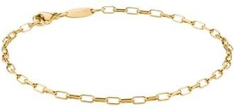 Thomas Sabo PaperClip - Bracelet en argent 925 recyclé - Plaqué or 18 carats - A2206-413-39-L19V