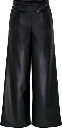 Only ONLBINA Faux Leather Wide Pant BF OTW