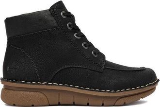 Rieker Schnürschuhe 73303-00 Schwarz