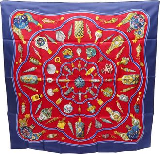 Hermès foulard Carré 90 (années 2000) - Rouge