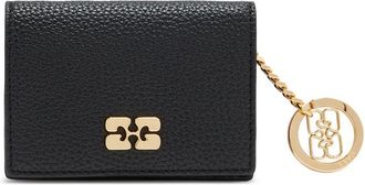 Ganni Femme, Accessoires, Noir, Taille: ONE Size Porte-cartes avec rabat