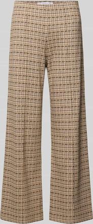 Raffaello Rossi Regular Fit Weite Hose aus Viskose-Baumwoll-Mix Modell ELAINE