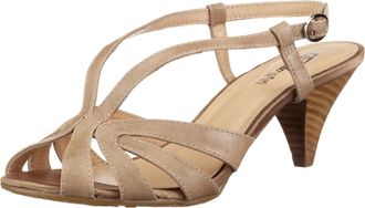 Buffalo JS09002 218514, Damen Sandalen/Fashion-Sandalen, grau, (taupe 37), EU 40