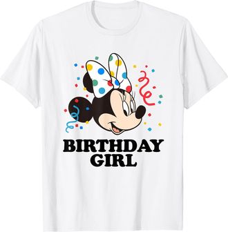 Disney Minnie Mouse Birthday Girl T-Shirt T-Shirt