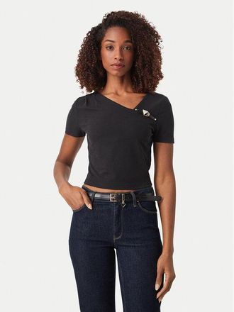Guess Bluse W6YP33 K4383 Schwarz Slim Fit