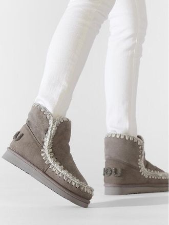 Mou Schneeschuhe Eskimo 18 Glitter Logo Grau