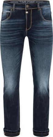 Timezone Jean stretch ScottTZ pour homme - Confortable et décontracté pour toutes les occasions, Indigo Dust Wash, 32W / 32L