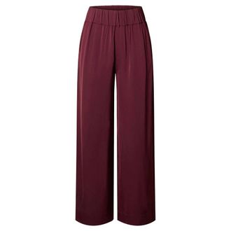 Selected Laurina Wide Hosen - - Trousers - Damen - Rot - XL