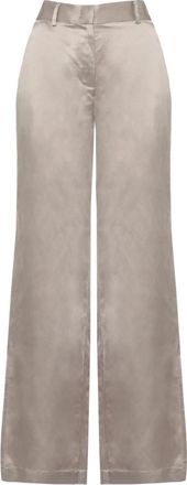 PANICALE Panicale, Femme, Pantalons, Beige, Taille: 42 FR Wide Pantalons