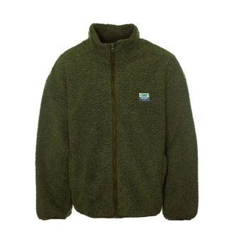 American Vintage Homme, Vestes, Vert, Taille: XL Veste Polaire Confortable avec Fermeture &Eacute;clair