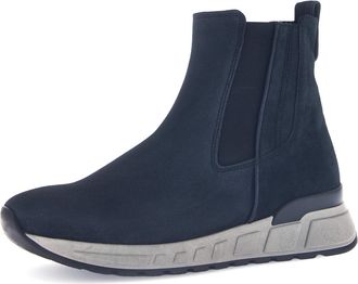 Gabor Damen Klassische Stiefeletten, Frauen Stiefeletten,halbstiefel,Kurzstiefel,Sommer,Passform,Comfort,Optifit,Dark-Blue (Micro),39 EU / 6 UK