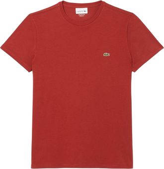 Lacoste T-Shirt f&uuml;r Herren, Pima-Baumwolle (aus Peru) (Rot)