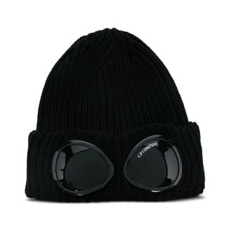 C.P. Company Strickm&uuml;tze - - Accessories - Herren - Schwarzk - ONE SIZE