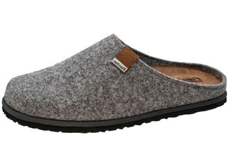 Fischer Markenschuh Herren Pantoffeln, Männer Hausschuhe,Filz-Pantoffeln,elastische-Laufsohle,Schlupfschuhe,schluepfschuhe,Grau,45 EU / 11 UK