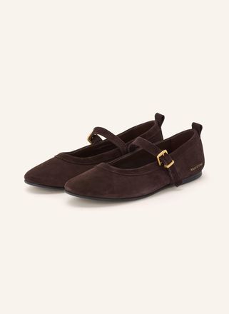 Marc O'Polo Marc Opolo Mary-Jane-Ballerinas braun