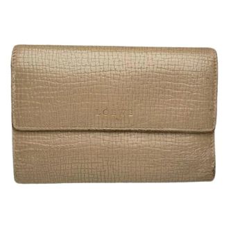 Loewe Portefeuille en cuir Pre-owned - Femme - Pre-owned - Brun - Taille: ONE Size