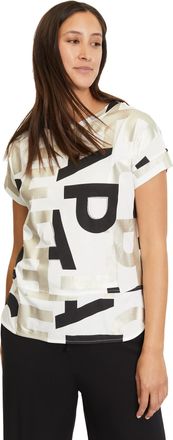 Cartoon Damen 2733/7761 Sweatshirt, Creme/Schwarz, 36