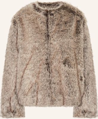 Antonelli Antonelli Firenze Kunstfell-Jacke Krumiri beige