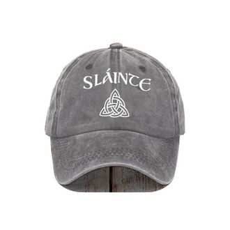 Generic St. Patricks Day Slainte Baseball Cap Slainte Ball Cap St Patrick Day Baseball Cap, gris, M