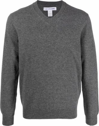 Comme Des Garçons Herren, Strickwaren, Grau, XLGröße