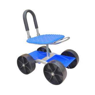 Generic Gartenwagen Mit Rollhocker, 3/4-Zoll-R&auml;dern, 360&deg; Drehbarer Arbeitssitz, for Rasen, Hof Und Gartenbepflanzung(4-Wheeled)