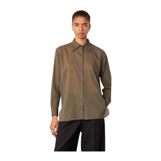 Officine G&eacute;n&eacute;rale Olive Night Hemd - - Blouses & Shirts - Damen - Gr&uuml;n - XS