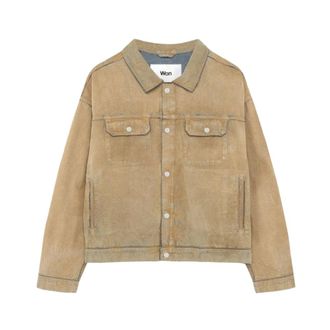 Won Hundred Shawn Jacket - Homme - Vestes - Beige - Taille: S
