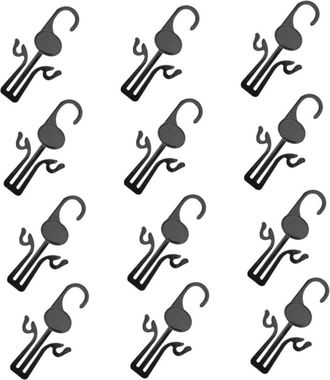 Cabilock 30 Stück Teiliges Schuhhaken aus Stabilem PP Tragbares Platzsparendes Aufhängesystem für Schuhe Aller für Zuhause Supermarkt und Reisegebrauch