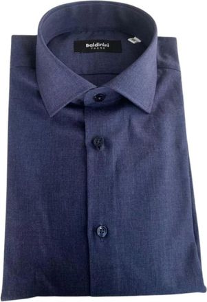 Baldinini Homme, Chemises, Bleu, Taille: 2XL Formal Chemises