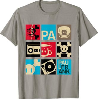 Paul Frank Julius Skull & Crossbones Musik Pop-Art T-Shirt
