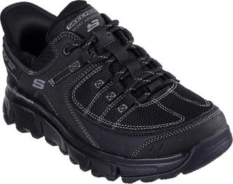 Skechers Damen Summits at Gipfel bei, Schwarzes Synthetisches Netzgewebe, schwarzer Besatz, 40 EU