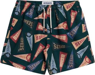 Sebago Homme, Maillots de bain, Vert, Taille: 2XL Sandbeach Shorts