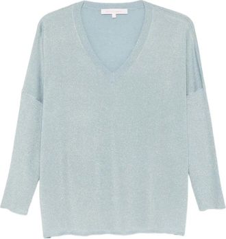 Absolut Cashmere Femme, Pulls, Bleu, Taille: 38 FR Pull Mairenn Col V
