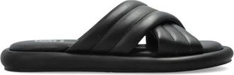 Bogner Femme, Chaussures, Noir, Taille: 40 EU Portofino Leather Slides