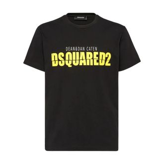 Dsquared2 Horror Logo Cool Fit T-Shirt - - Tops - Herren - Schwarzk - XL