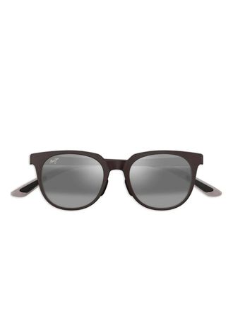 Maui Jim Sonnenbrille mit rundem Gestell - Grau