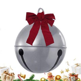 Generico Gro&szlig;e aufblasbare Weihnachtskugeln, riesige Glocke mit Schleife f&uuml;r Weihnachten, Dekoration f&uuml;r Partys im Innen- und Au&szlig;enbereich, Schlafzimmer, Weg, 