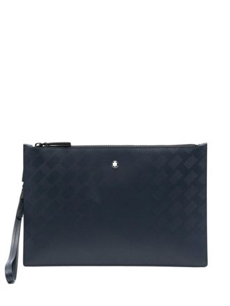 Montblanc pochette Extreme 3.0 en cuir - Bleu