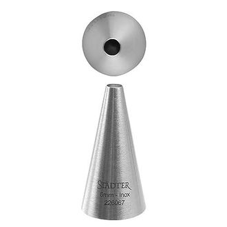 St&auml;dter 226067 Locht&uuml;lle 6 mm, Edelstahl, Silber