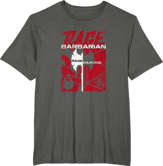 Dungeons & Dragons Barbarian Class Solids T-Shirt