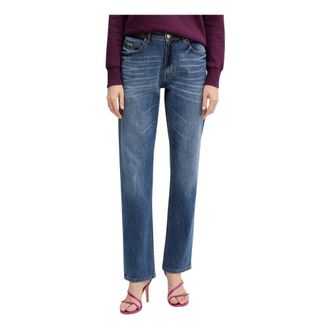 Versace Jeans Couture High Waist Gerades Jeans - - Jeans - Damen - Blau - W28