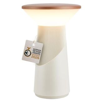 Briloner Pilia LED Tischlampe kabellos IP44 mit Touch, dimmbar, warmwei&szlig;es Licht, Tischlampe Akku, Nachttischlampe, Leselampe, LED Lampe, German Design Award W